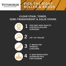 Pittsburgh Paints & Stains® Ultra Advanced Clear Low-VOC Acrylic Oil ...