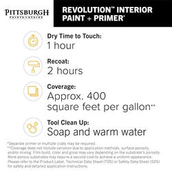 Pittsburgh Paints & Stains® Revolution™ Interior Matte Yellow ...