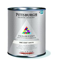 Pittsburgh Paints & Stains® Paramount® Interior Satin Ready Mix White ...
