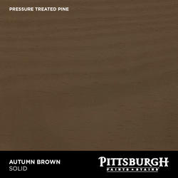 Pittsburgh Paints & Stains® Paramount® Autumn Brown Solid Color Deck ...
