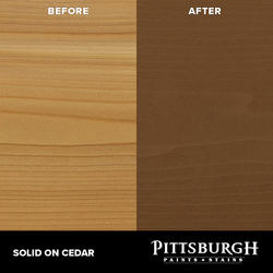 Pittsburgh Paints & Stains® Paramount® Butternut Solid Color Deck ...