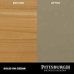 Pittsburgh Paints & Stains® Paramount® Cape Cod Gray Solid Color Deck ...