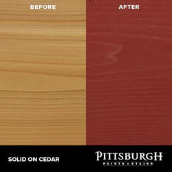 Pittsburgh Paints & Stains® Ultra Advanced Copper Henna Solid Color ...