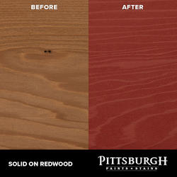 Pittsburgh Paints & Stains® Ultra Advanced Copper Henna Solid Color ...