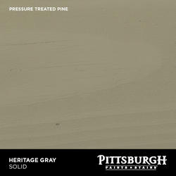 Pittsburgh Paints & Stains® Ultra Advanced Heritage Gray Solid Color ...