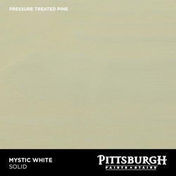 Pittsburgh Paints & Stains® Ultra Advanced Mystic White Solid Color ...