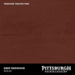 Pittsburgh Paints & Stains® Paramount® Deep Redwood Solid Color Deck ...