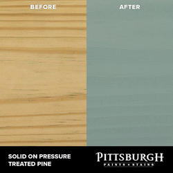 Pittsburgh Paints & Stains® Ultra Advanced Ocean Mist Solid Color Deck ...