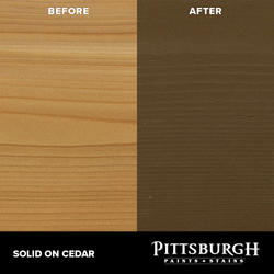 Pittsburgh Paints & Stains® Paramount® Olivewood Solid Color Deck ...