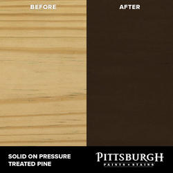Pittsburgh Paints & Stains® Ultra Advanced Oxford Brown Solid Color ...