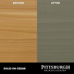 Pittsburgh Paints & Stains® Ultra Advanced Phoenix Fossil Solid Color ...