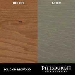 Pittsburgh Paints & Stains® Ultra Advanced Phoenix Fossil Solid Color ...