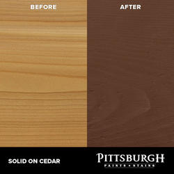 Pittsburgh Paints & Stains® Ultra Advanced Russet Solid Color Deck ...