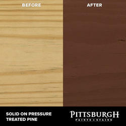 Pittsburgh Paints & Stains® Ultra Advanced Russet Solid Color Deck ...