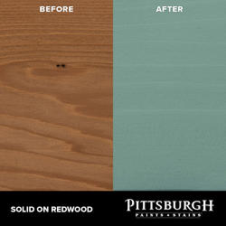Pittsburgh Paints & Stains® Ultra Advanced Shipmate Blue Solid Color ...