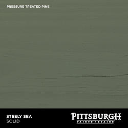 Pittsburgh Paints & Stains® Paramount® Steely Sea Color Deck & Siding ...