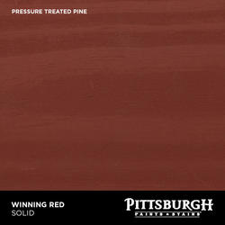 Pittsburgh Paints & Stains® Ultra Advanced Winning Red Solid Color Deck ...