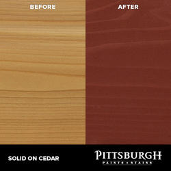 Pittsburgh Paints & Stains® Ultra Advanced Winning Red Solid Color Deck ...