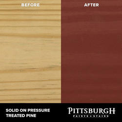 Pittsburgh Paints & Stains® Ultra Advanced Winning Red Solid Color Deck ...
