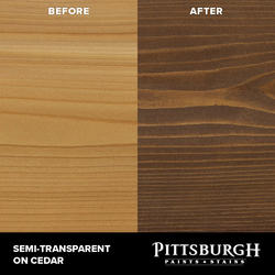 Pittsburgh Paints & Stains® Paramount® Oxford Brown Low VOC Semi ...
