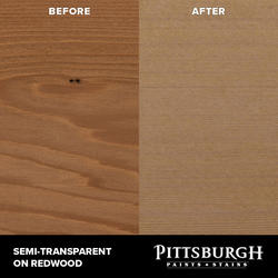 Pittsburgh Paints & Stains® Ultra Advanced Semi-Transparent White Birch ...