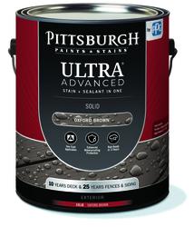 Pittsburgh Paints & Stains® Ultra Advanced Solid Color Oxford Brown ...