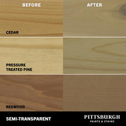 Pittsburgh Paints & Stains® Ultra Advanced Semi-Transparent Cape Cod ...