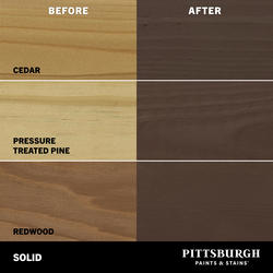 Pittsburgh Paints & Stains® Mahogany Solid Color Deck & Siding Stain ...
