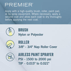 Pittsburgh Paints & Stains® Premier® 100% Acrylic Interior Satin Clair ...