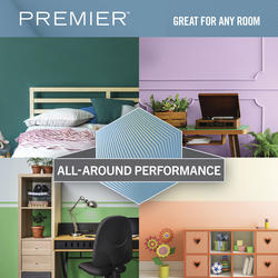 Pittsburgh Paints & Stains® Premier® 100% Acrylic Interior Satin Gray ...