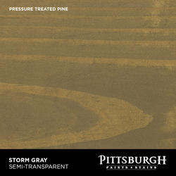 Pittsburgh Paints & Stains® Weatherscreen® Semi-Transparent Storm Gray ...