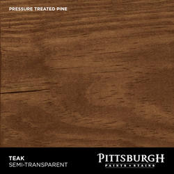 Pittsburgh Paints & Stains® Paramount® Teak Low VOC Semi-Transparent ...