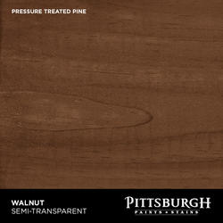 Pittsburgh Paints & Stains® Ultra Advanced Semi-Transparent Walnut Wood ...