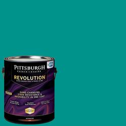 Pittsburgh Paints & Stains® Revolution™ Interior Satin Torrid Turquoise ...