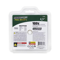 Masterforce® Full Boar™ 4.5" Multi-Cut Diamond Flooring Blade at Menards®