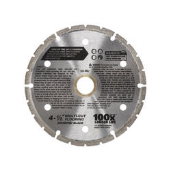 Masterforce® Full Boar™ 4.5" Multi-Cut Diamond Flooring Blade at Menards®