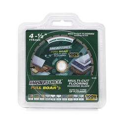 Masterforce® Full Boar™ 4.5" Multi-Cut Diamond Flooring Blade at Menards®