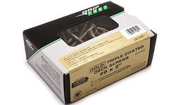 Grip Fast® #9 x 2" Star Drive Gold Flat Head Triple Coated Exterior ...