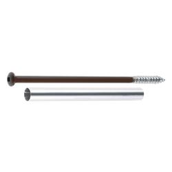 FastenMaster® GutterScrew® #18 x 7" Square Drive Pan Head Brown Gutter ...