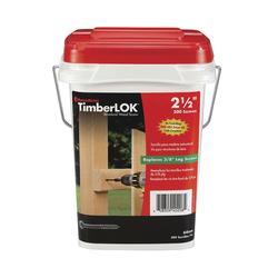 FastenMaster® TimberLOK® 3/16" x 2-1/2" Hex Drive Black Hex Head ...