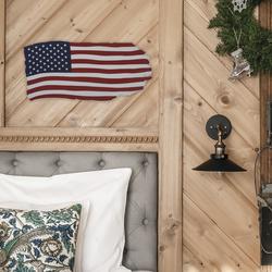 22" Metal American Flag Patriotic Wall Art at Menards®
