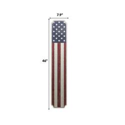 3'10" Wood American Flag Patriotic Porch Sign at Menards®