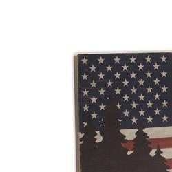 11-1/4" Wood American Flag with Eagle Patriotic Wall Art at Menards®