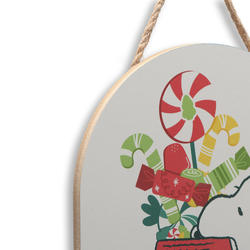 Peanuts™ 8-1/4" Wood "The More the Merrier" Christmas Wall Sign at Menards®