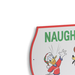 Mickey Mouse™ Metal "Naughty? Or Nice?" Christmas Wall Sign at Menards®