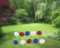 Enchanted Garden™ 6'4" 10-Light Americana Lantern LED Light String at ...