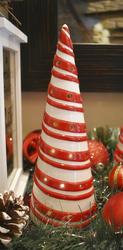 Enchanted Forest® 10-1/4" Red & White Ceramic Tree at Menards®