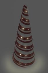 Enchanted Forest® 10-1/4" Red & White Ceramic Tree at Menards®