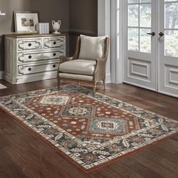 Oriental Weavers™ Darly Red Medallion 5'3" x 7' Area Rug at Menards®