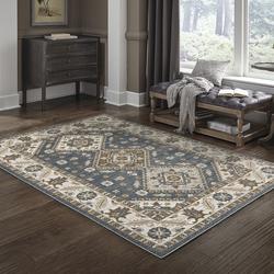 Oriental Weavers™ Darly Blue Medallion 9'10" x 12'10" Area Rug at Menards®